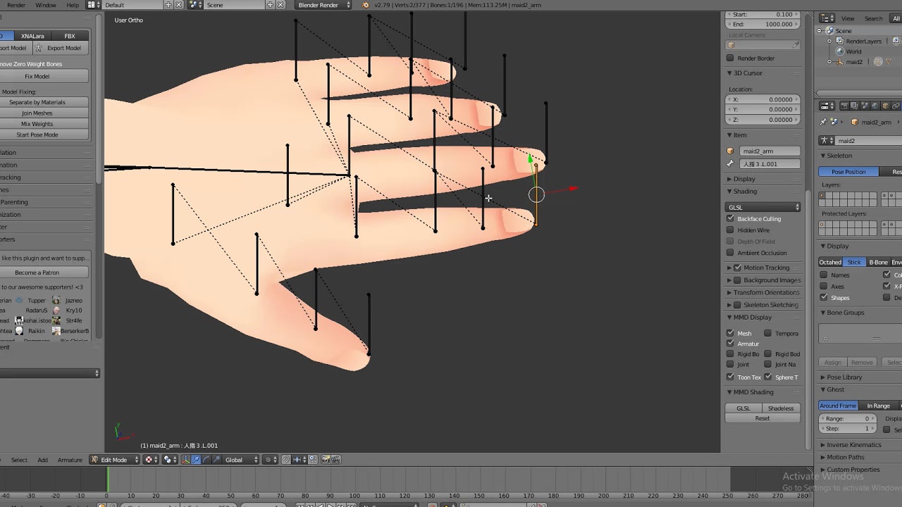 fix custom maid model hands [vrchat] - YouTube