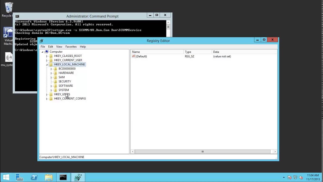 Fix SPN that VMM requires were not correctly registered - YouTube