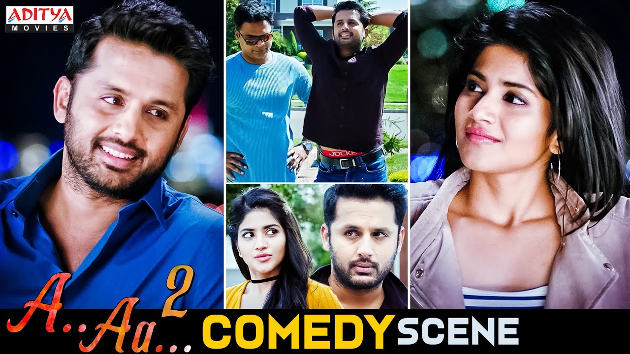 "A Aa 2" Movie Comedy Scene || Nithiin || Megha Akash || Ashu Reddy ...