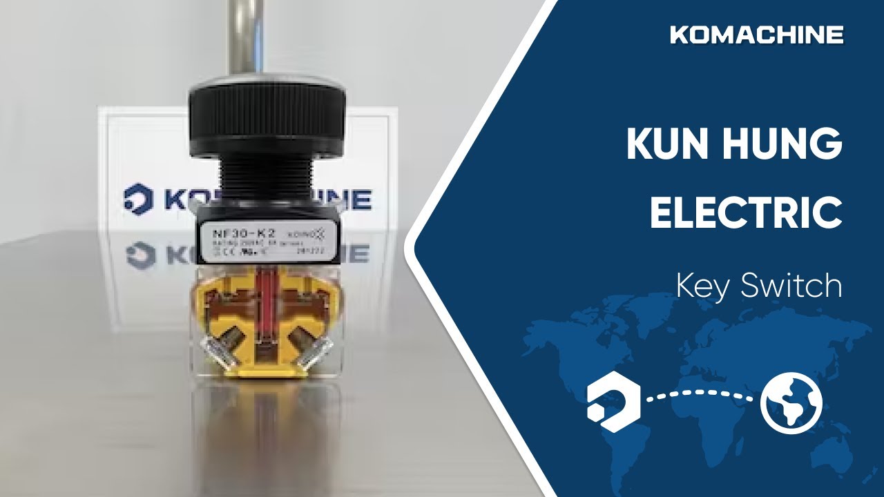KUN HUNG ELECTRIC / KOINO Key Switch (KH-NF30-K211) / INV-03105 - YouTube