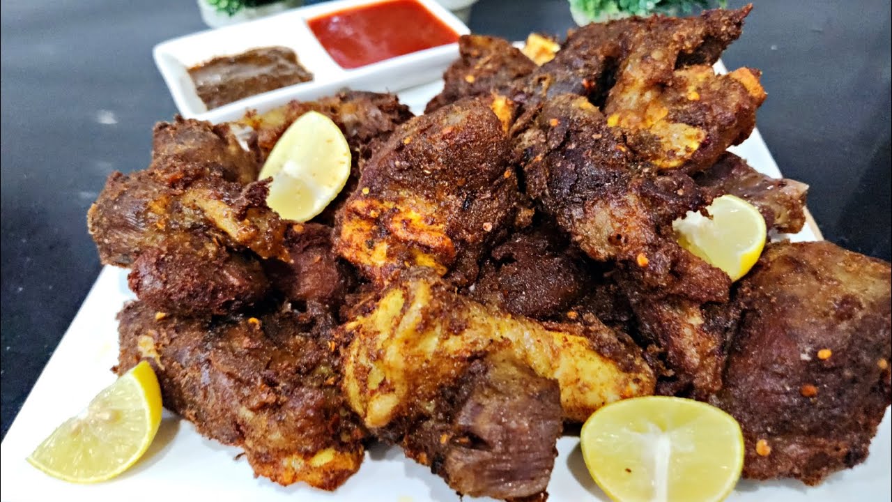 Fry Mutton Recipe | Adla Fry | Chatpata Juicy Soft Mutton Fry | Mutton ...