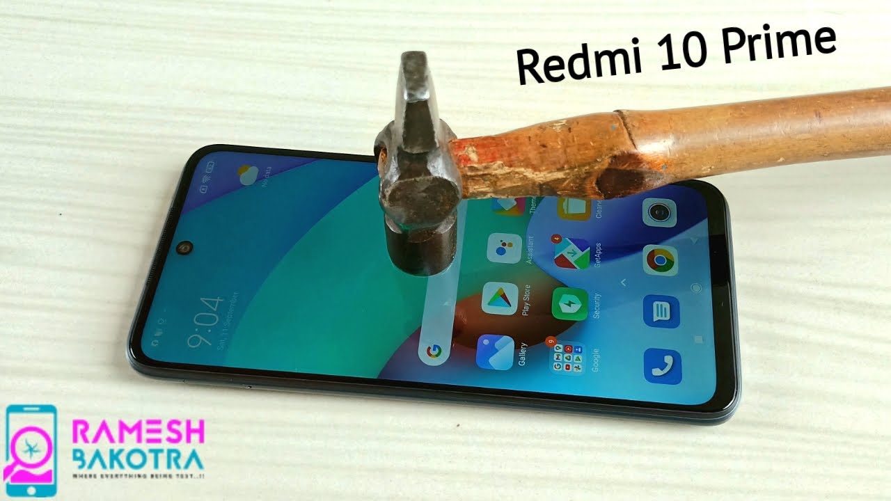Redmi 10 Prime Screen Scratch Test | Gorilla Glass 3 - YouTube