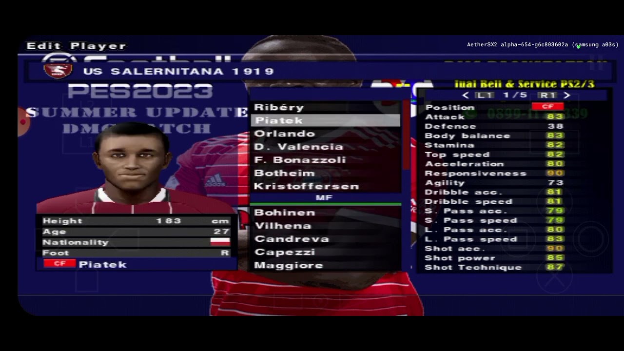 PES 2023 PS2 | eFootball 2023 PS2 | Update September | DMC Patch ...