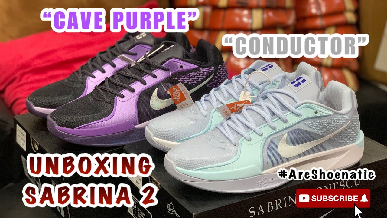 UNBOXING SABRINA 2 | “CAVE PURPLE” & “CONDUCTOR” | REPLICA VERSION ...