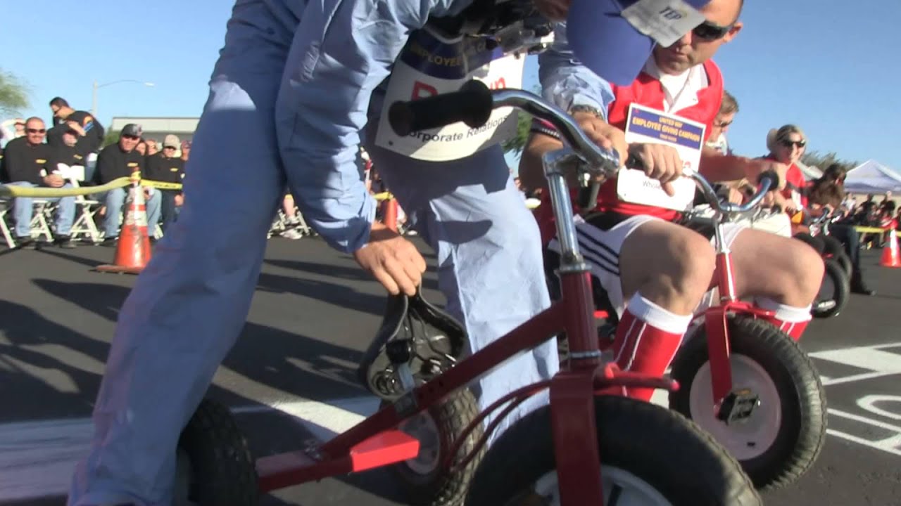 TEP Tricycle Race for United Way Campaign - YouTube