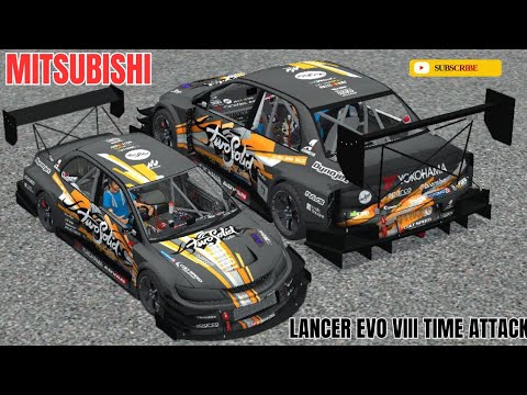 Mod BUSSID - MITSUBISHI LANCER EVO VIII TIME ATTACK - YouTube
