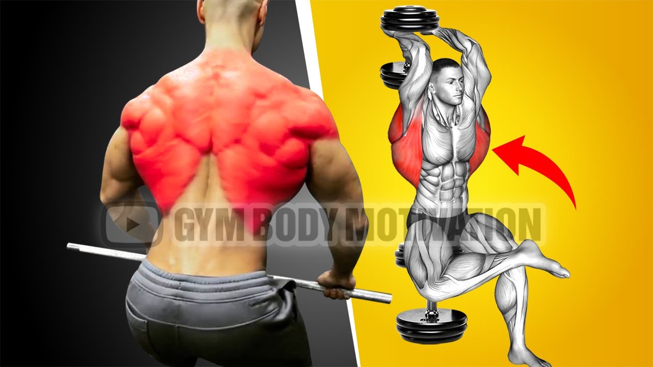 6 Exercises To Build A Big Back - Gym Body Motivation - YouTube