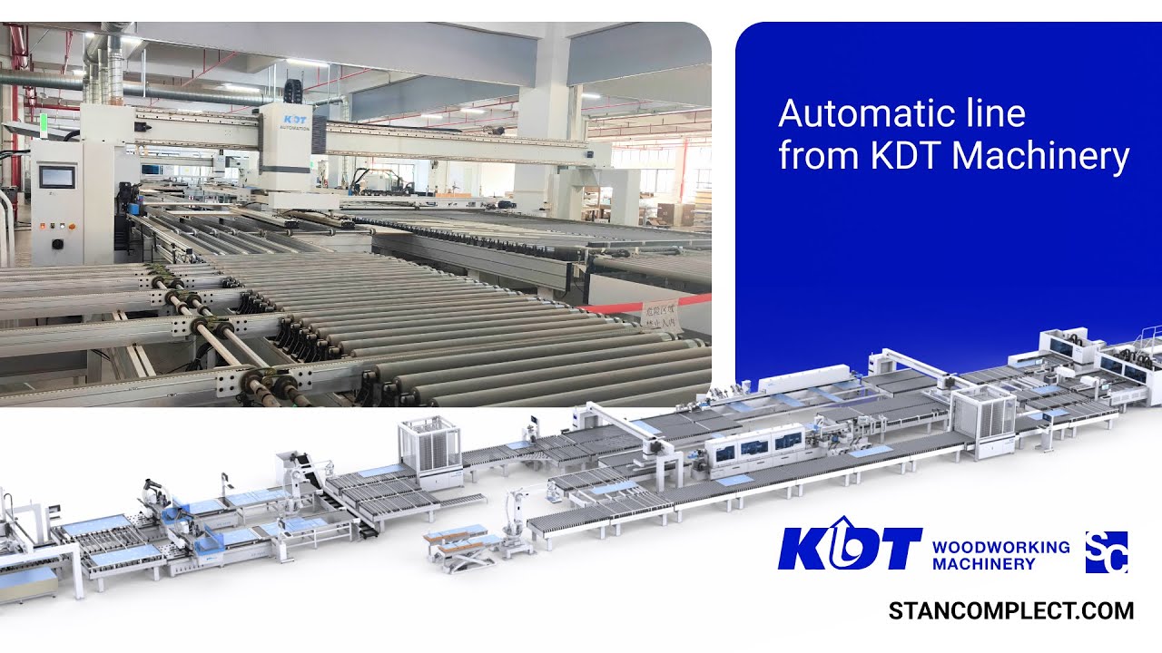 KDT Automated Line Based on CNC Machining Centers and Edgebanding ...