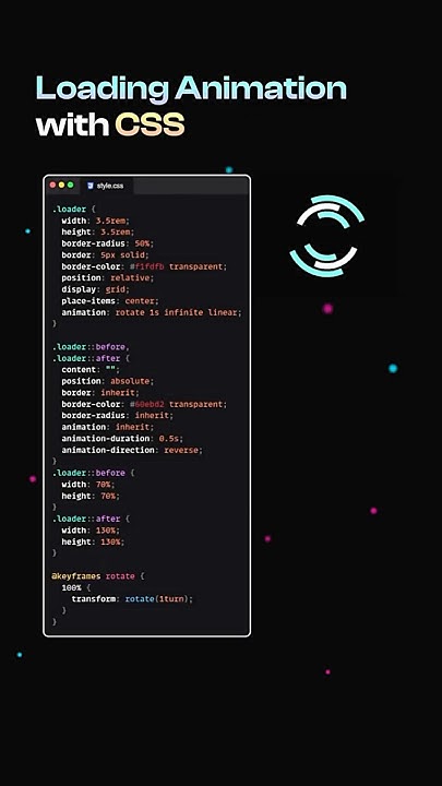 Loading Animation With Css Htmlcssjavascript Trending Coding Frontendcourse Shortvideo