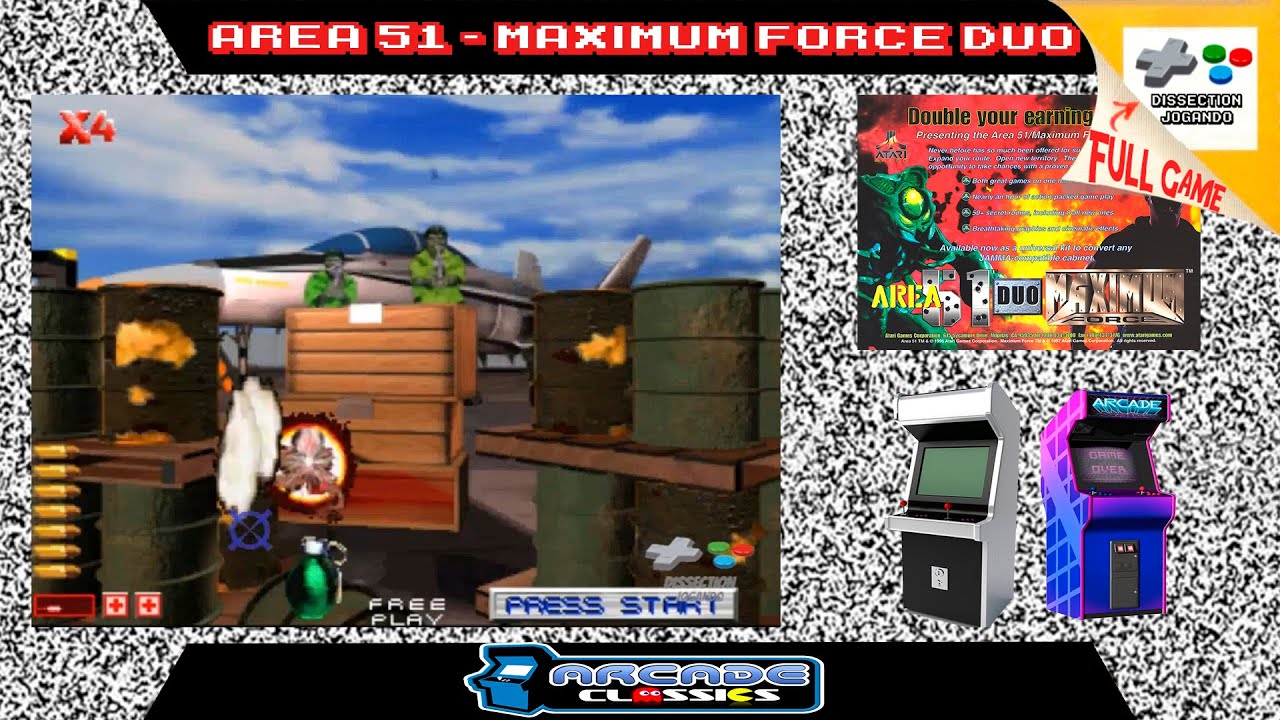 Area 51 / Maximum Force Duo - Arcade [Longplay] - YouTube