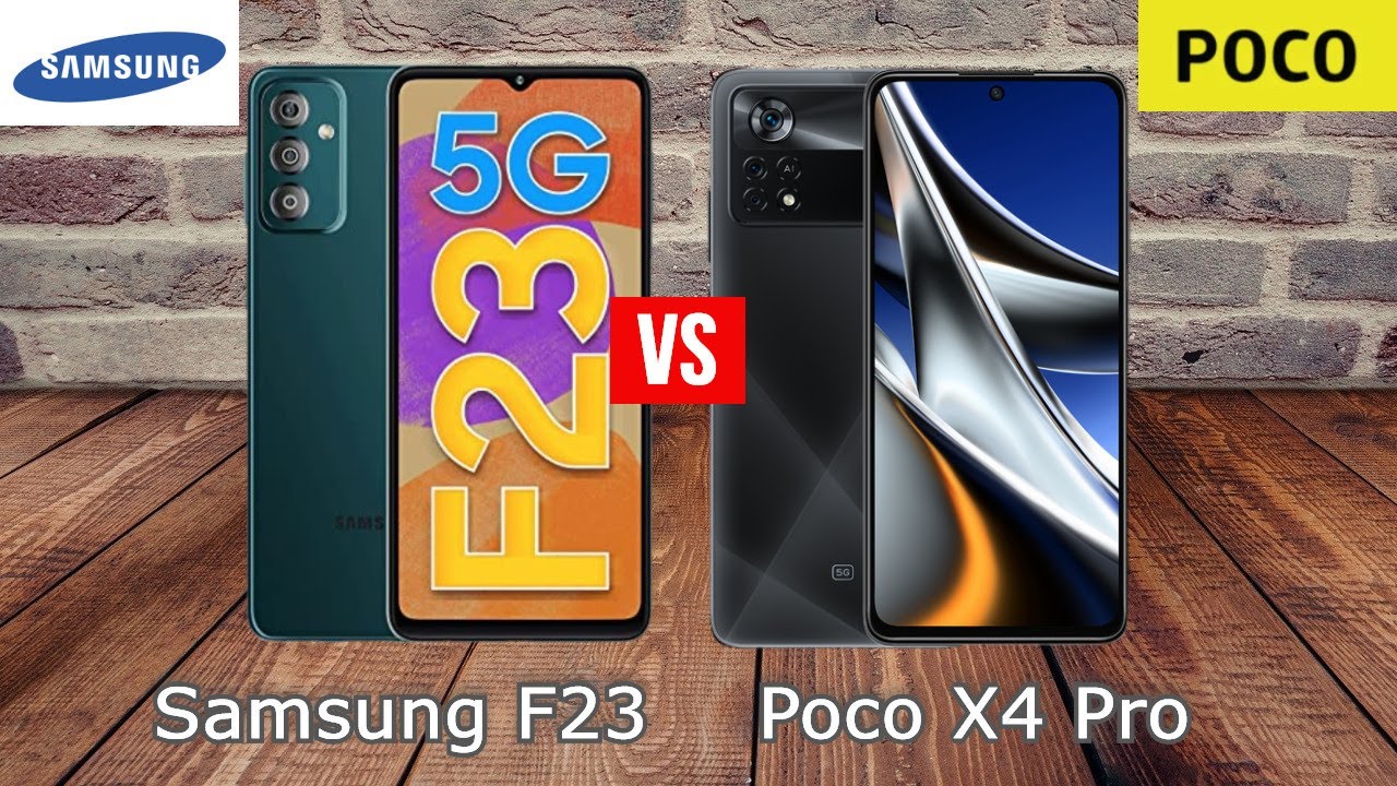 Samsung Galaxy F23 vs Poco X4 Pro Comparison - YouTube