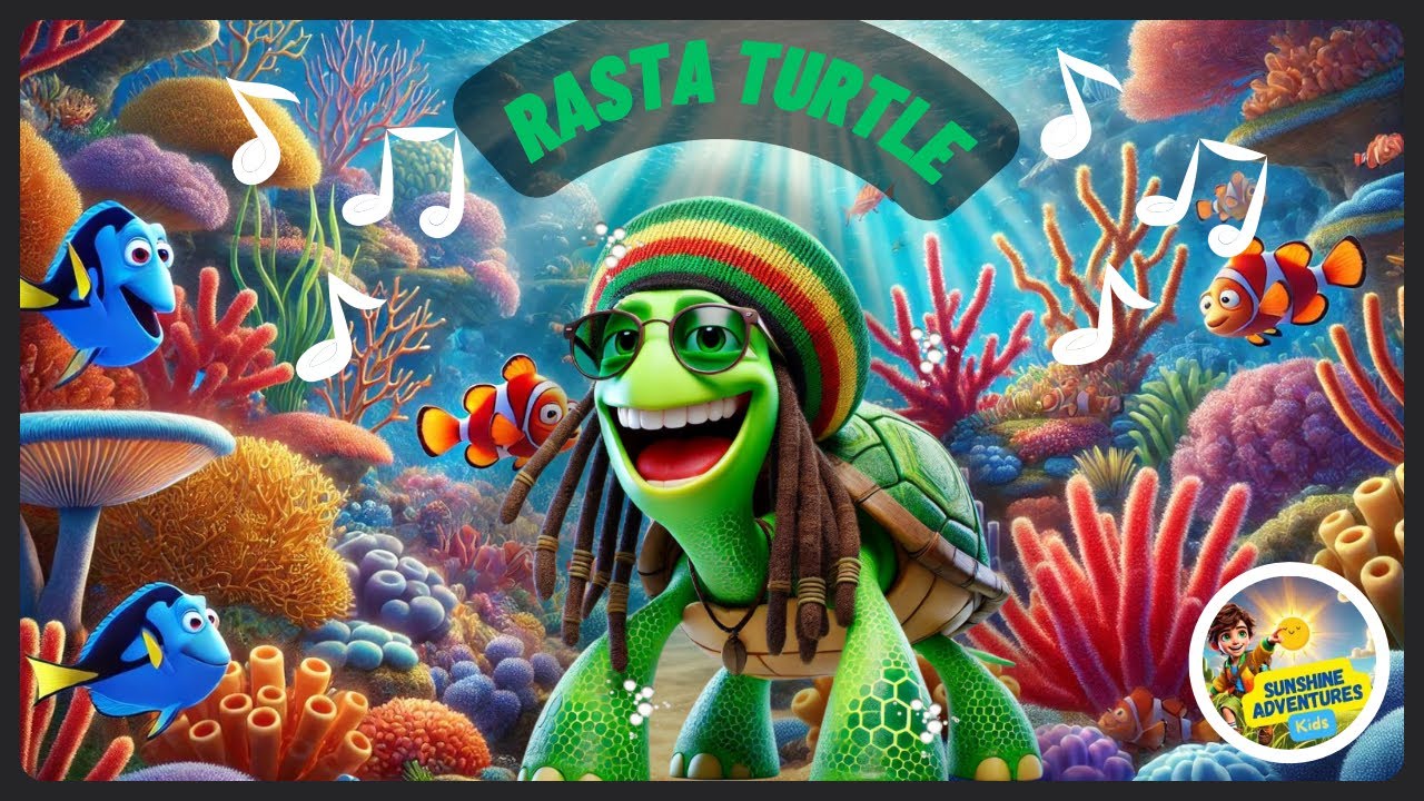 Rasta Turtle | Fun & Educational Kids Song | Sunshine Adventures ...