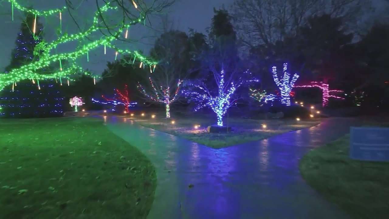 Gardens Aglow 2022 at the Mizumoto Japanese Stroll Garden - YouTube