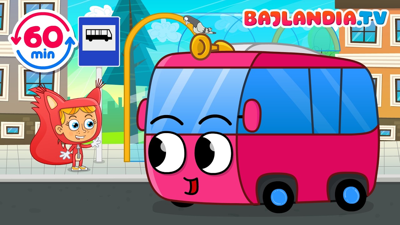 Koła Autobusu Kręcą Się - LOOP 1 Godzina - Piosenka dla Dzieci ...