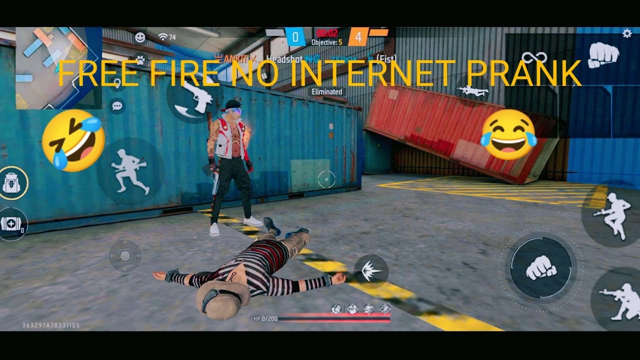 FREE FIRE LONE WOLF PRANK VIDEO #prank - YouTube