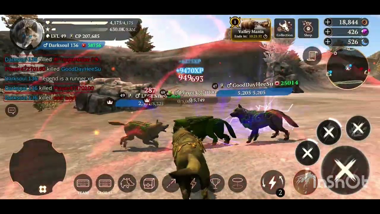 The wolf- 4k pvp - YouTube