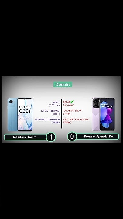 mending mana? adu spek Realme C30s Vs Tecno Spark Go #aduspesifikasi #spesifikasihp - YouTube