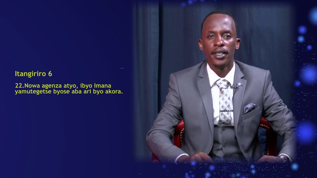 Prophet Sultan Eric: Ninde Imana ubwayo yita Umukiranutsi?Igice cya 1 ...
