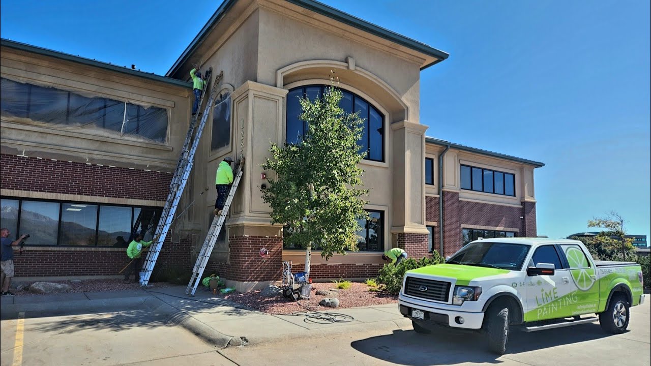 Exterior Commercial Painting - Stucco & Trim - Oracle Complex - LIME ...