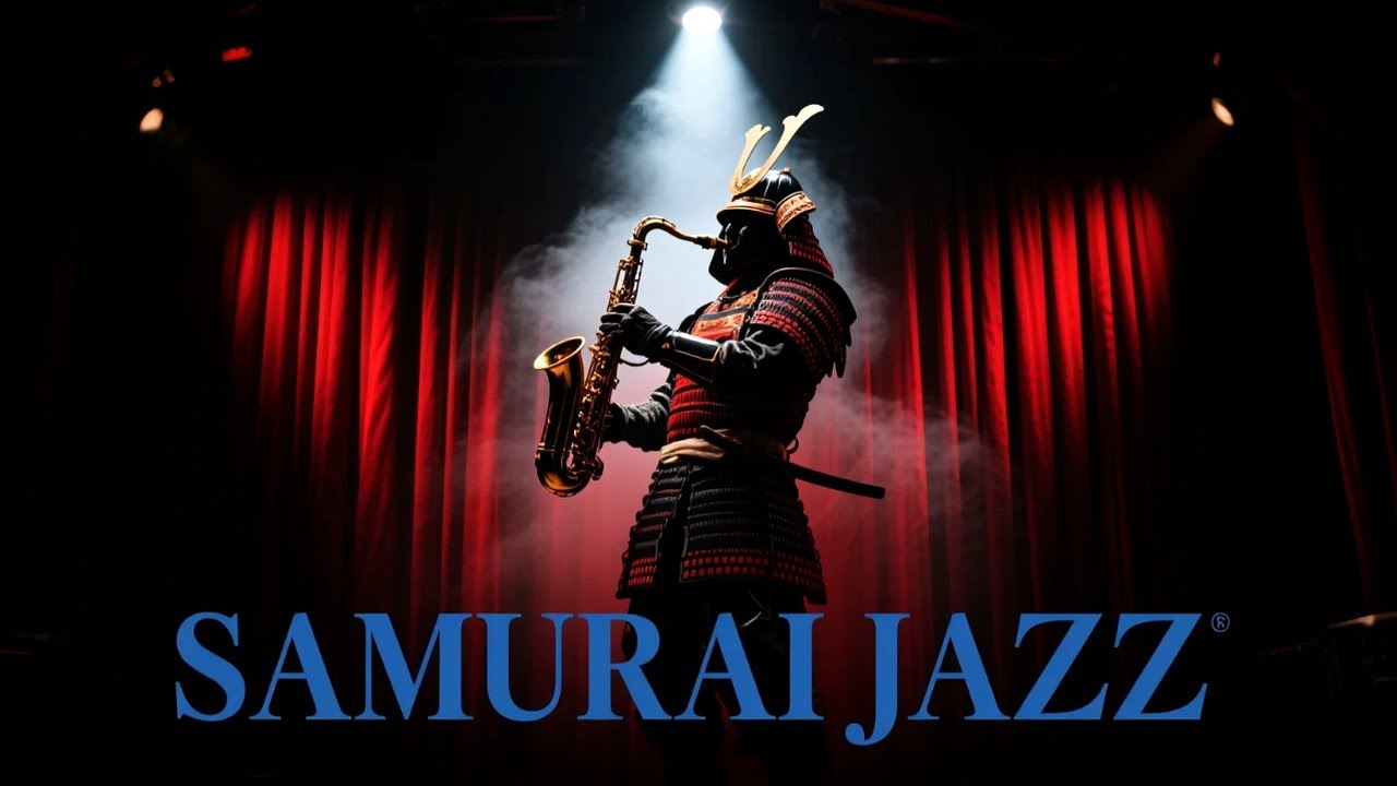 Japanese Jazz Atmosphere | Dark Samurai Noir Saxophone Fusion for Focus ...