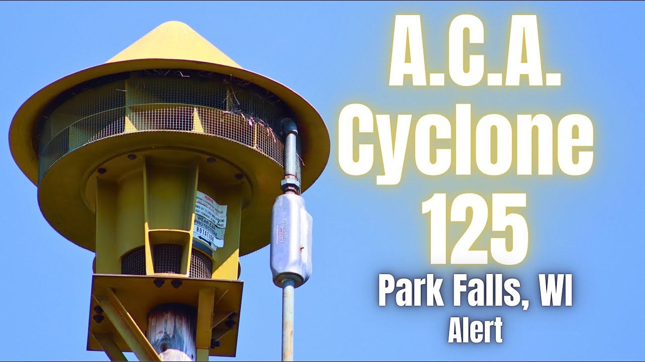 ACA Cyclone 125, Alert, Park Falls, WI - YouTube