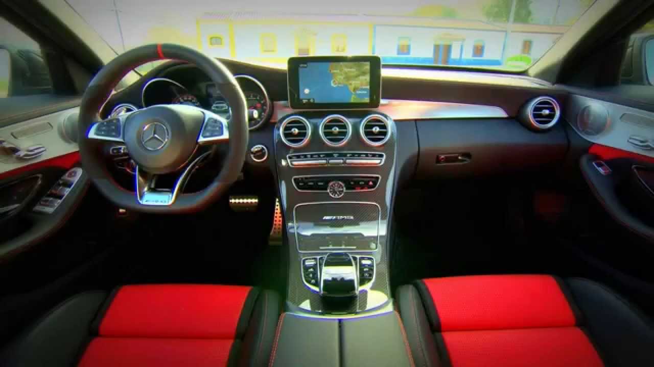 New 2015 Mercedes AMG C63 Sedan - Interior - YouTube