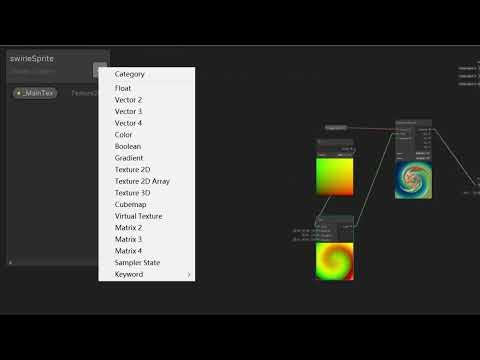 Unity Shader Graph - Twirl Node + Animator - YouTube