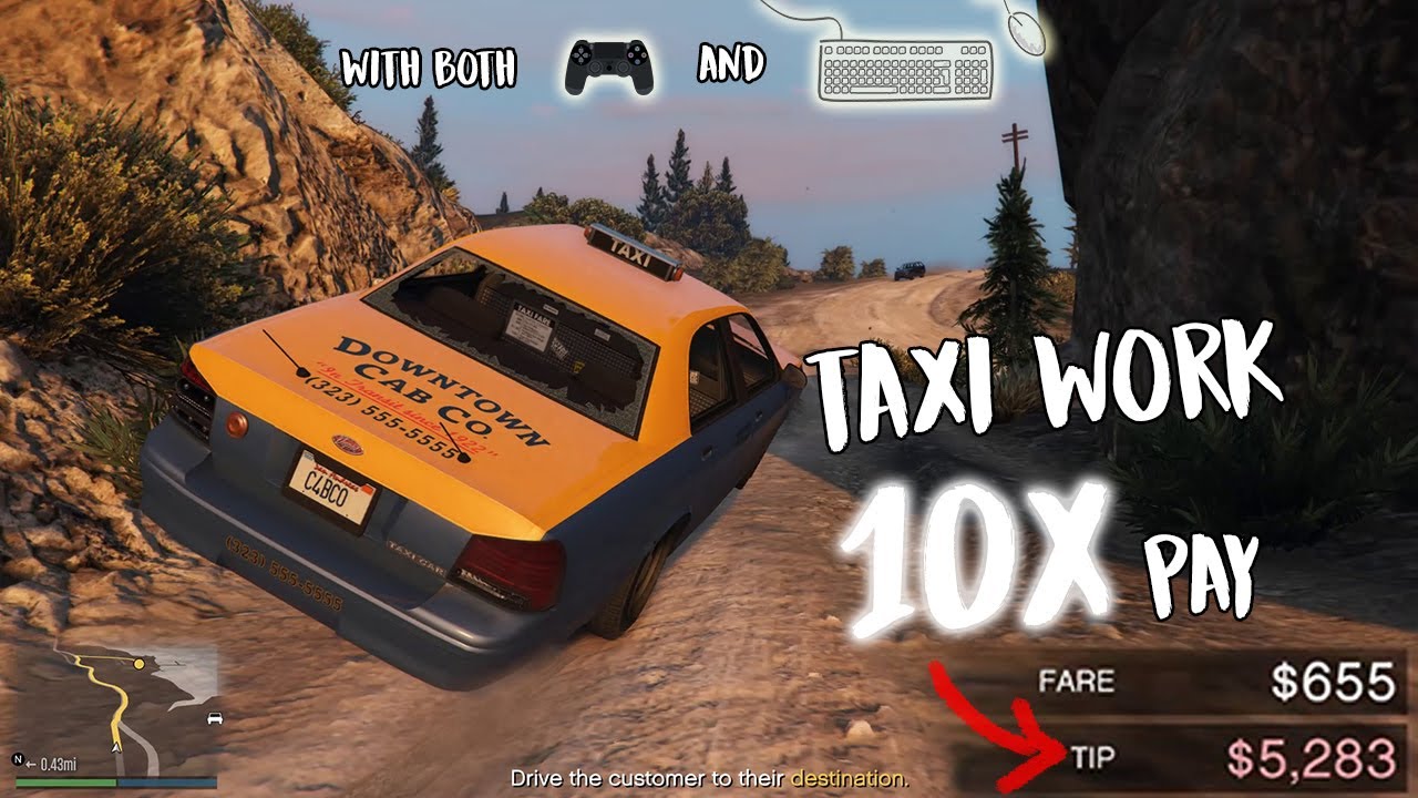 Driving Taxi Around With Controller As Well As Keyboard Mouse | Insane ...
