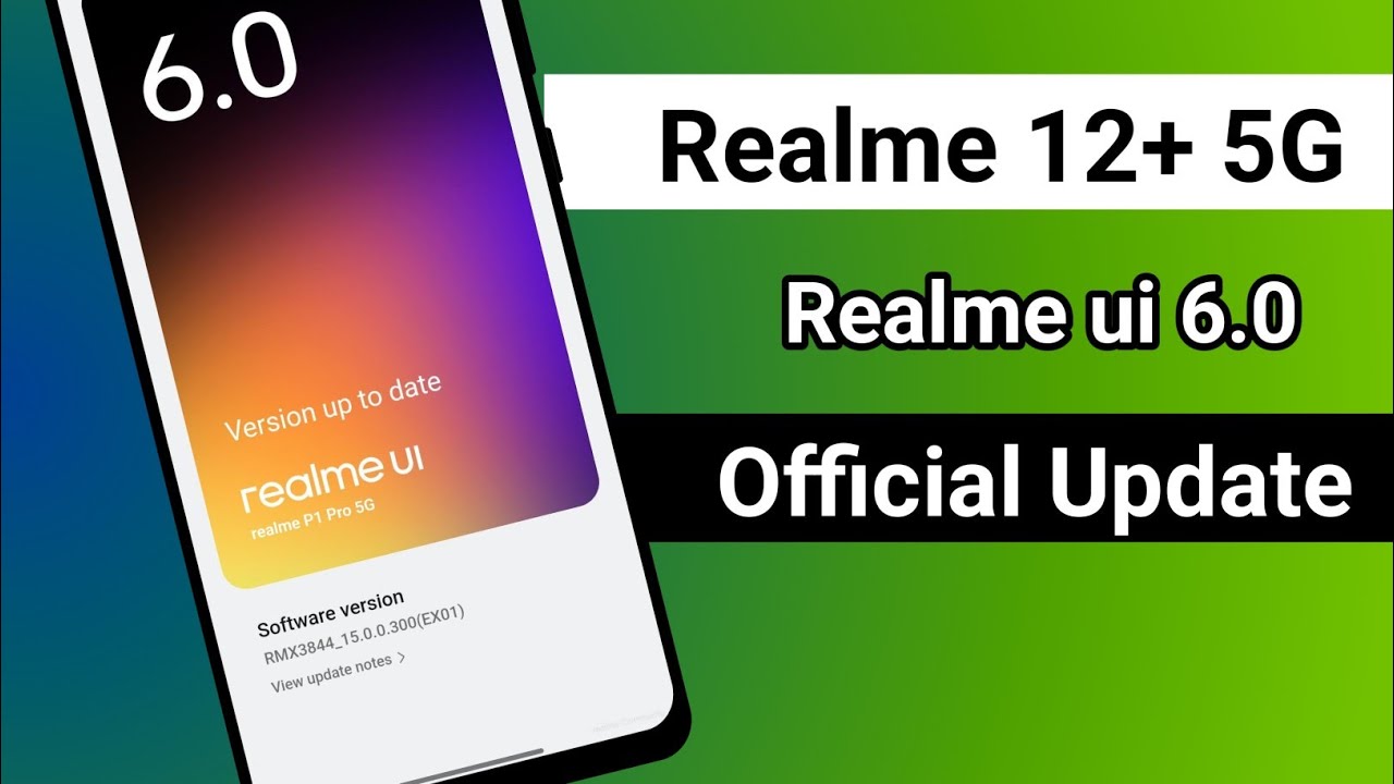 Realme 12+ Realme ui 6.0 Official Update | Realme 12 Plus Android 15 ...