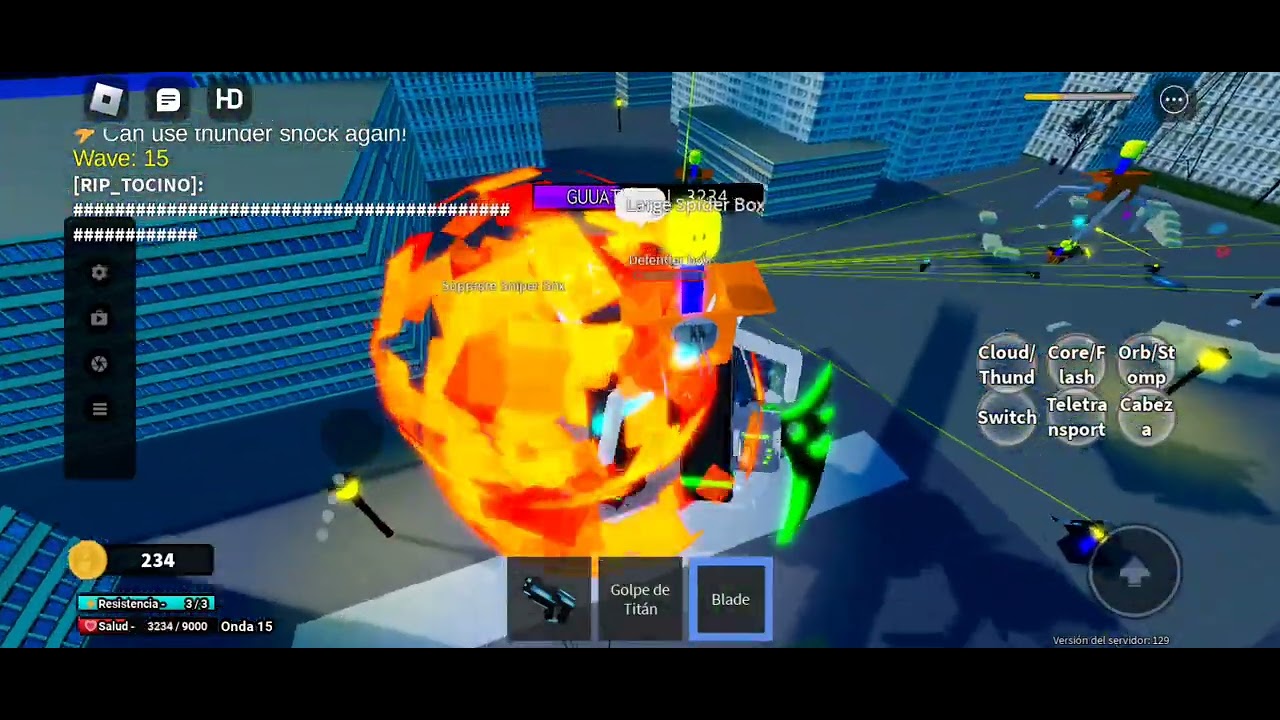 gameplay de super box seige defense - YouTube