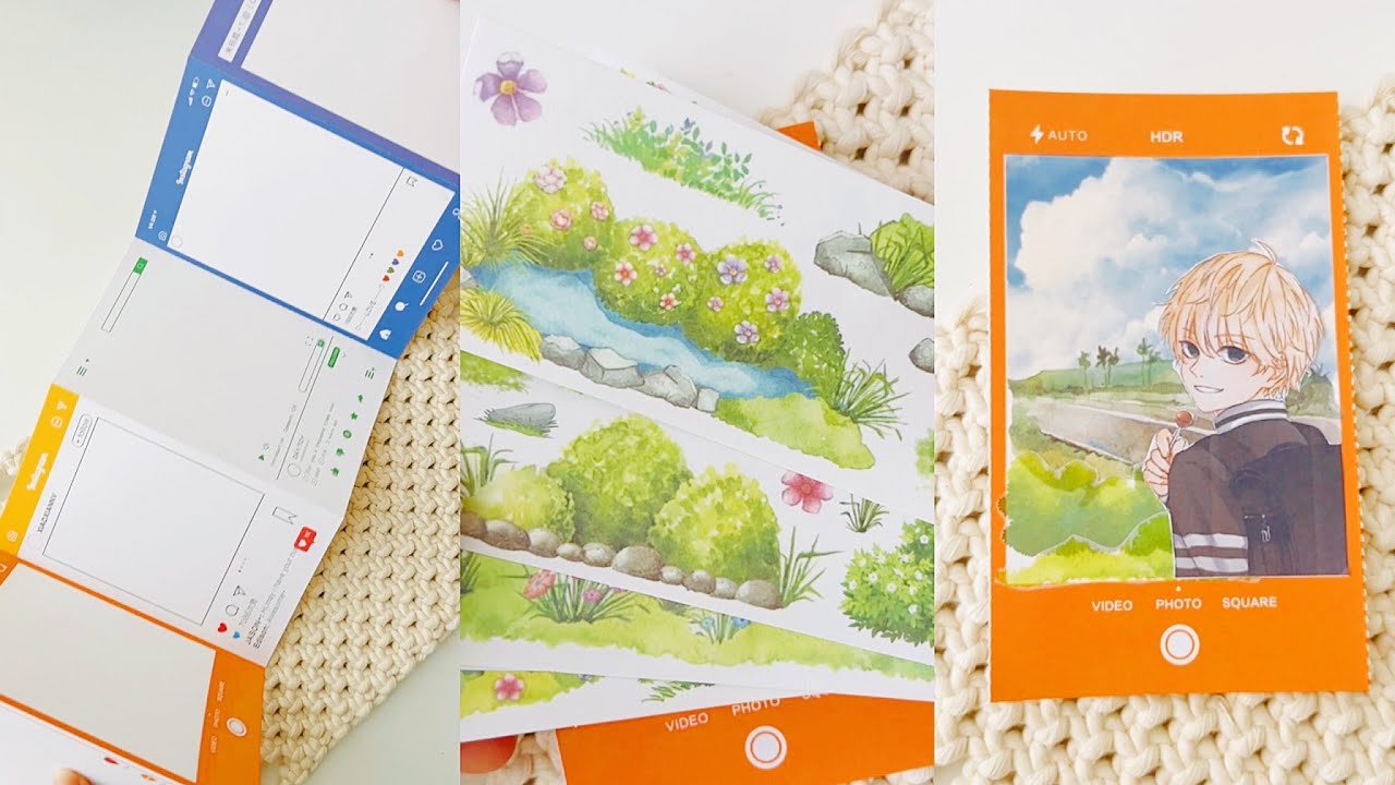 Làm Tranh Washi Tape // Happy Hidari - YouTube