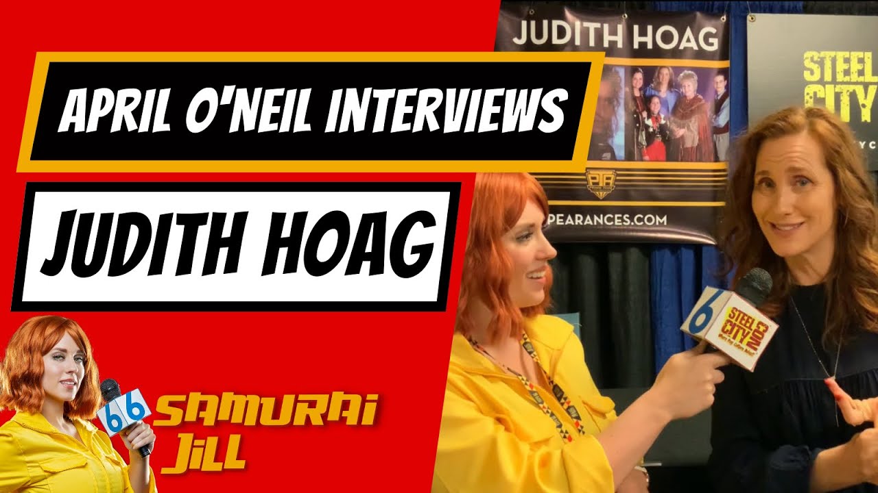 April O’Neil Interviews Judith Hoag! - YouTube