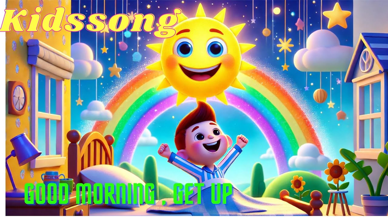 Good Morning, Get up 🌞🌈💥 #kidssongs celebrate every #goodvibes # ...