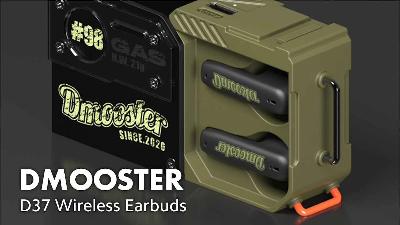 DMooster D37 Wireless Earbuds - YouTube