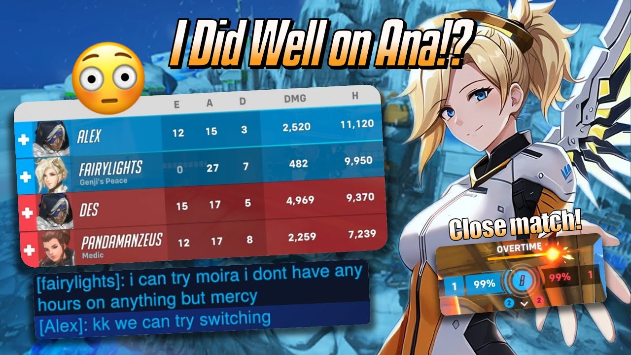 I Did Well on Ana!? 😳 - Mercy Gameplay - Overwatch 2 (Season 10) - YouTube