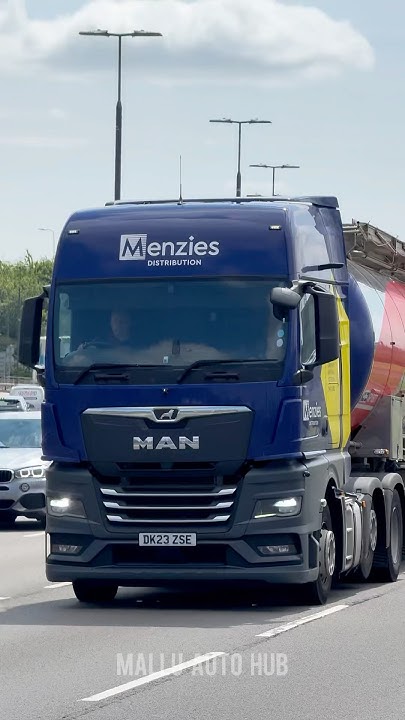 MAN TGX 6x2 Tractor Truck | Menzies Distribution UK #truckspotting #mantrucks - YouTube