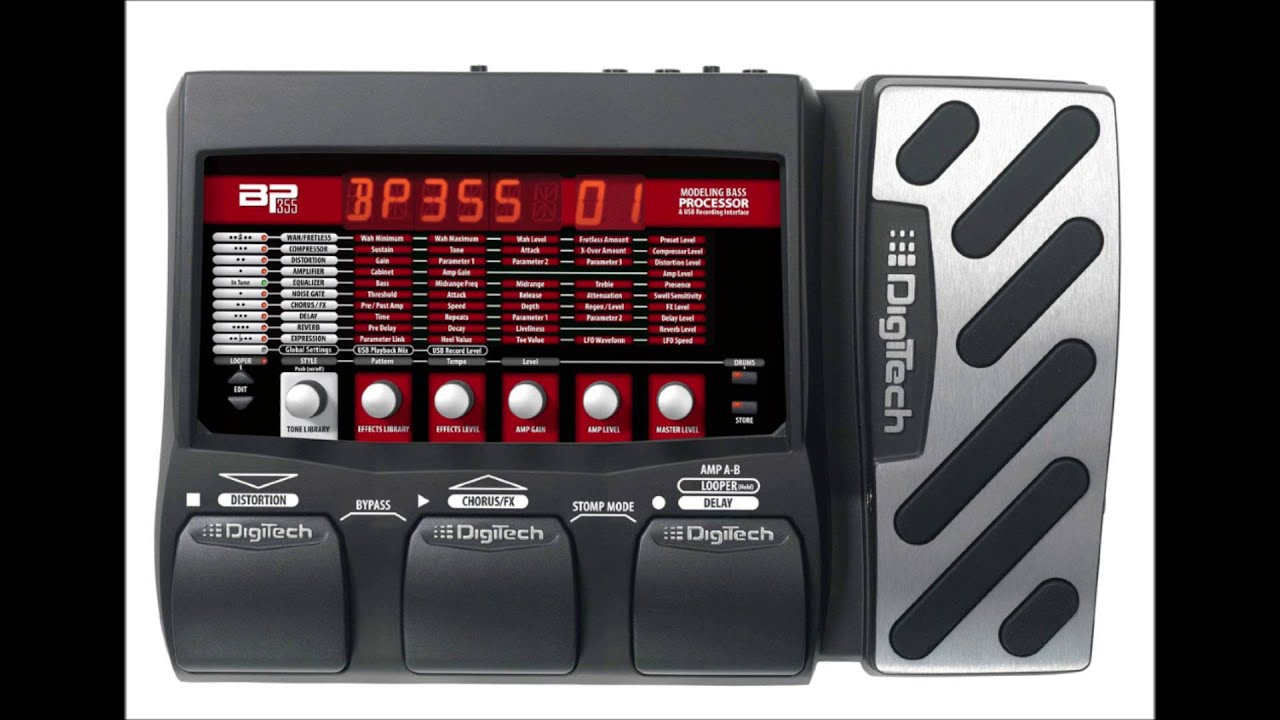 bp 355 digitech - YouTube