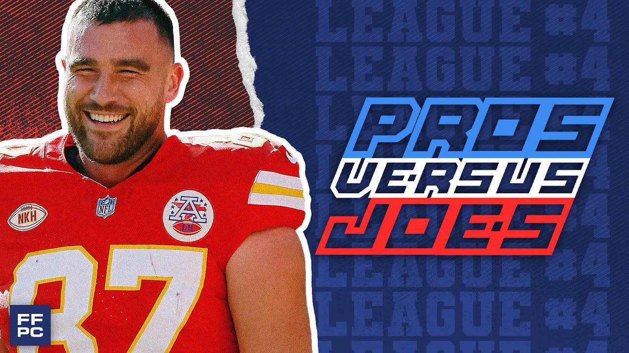 2024 Fantasy Football Draft | FFPC Pros vs Joes #4 | JJ Zachariason ...
