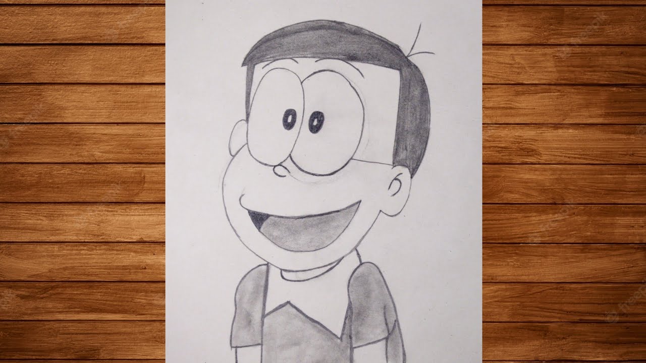 How to draw Nobita from Doraemon| Drawing Tutorial step by step # ...