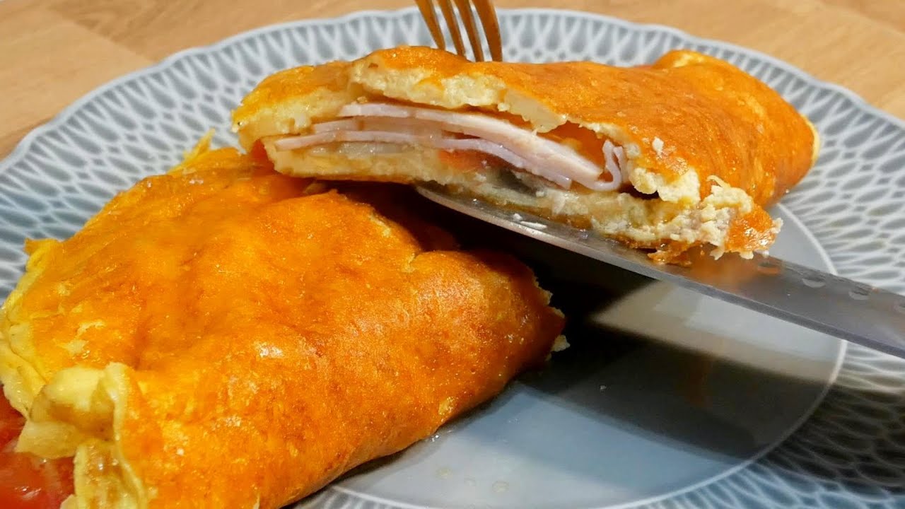 Too easy, taco omelette with crispy cheese crust for breakfast! - YouTube