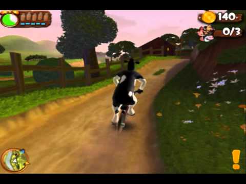 Barnyard The Video Game Walkthrough - Part 2 - Biking - YouTube