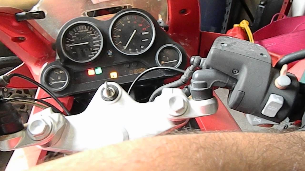 BMW k1200 98 engine test run - YouTube