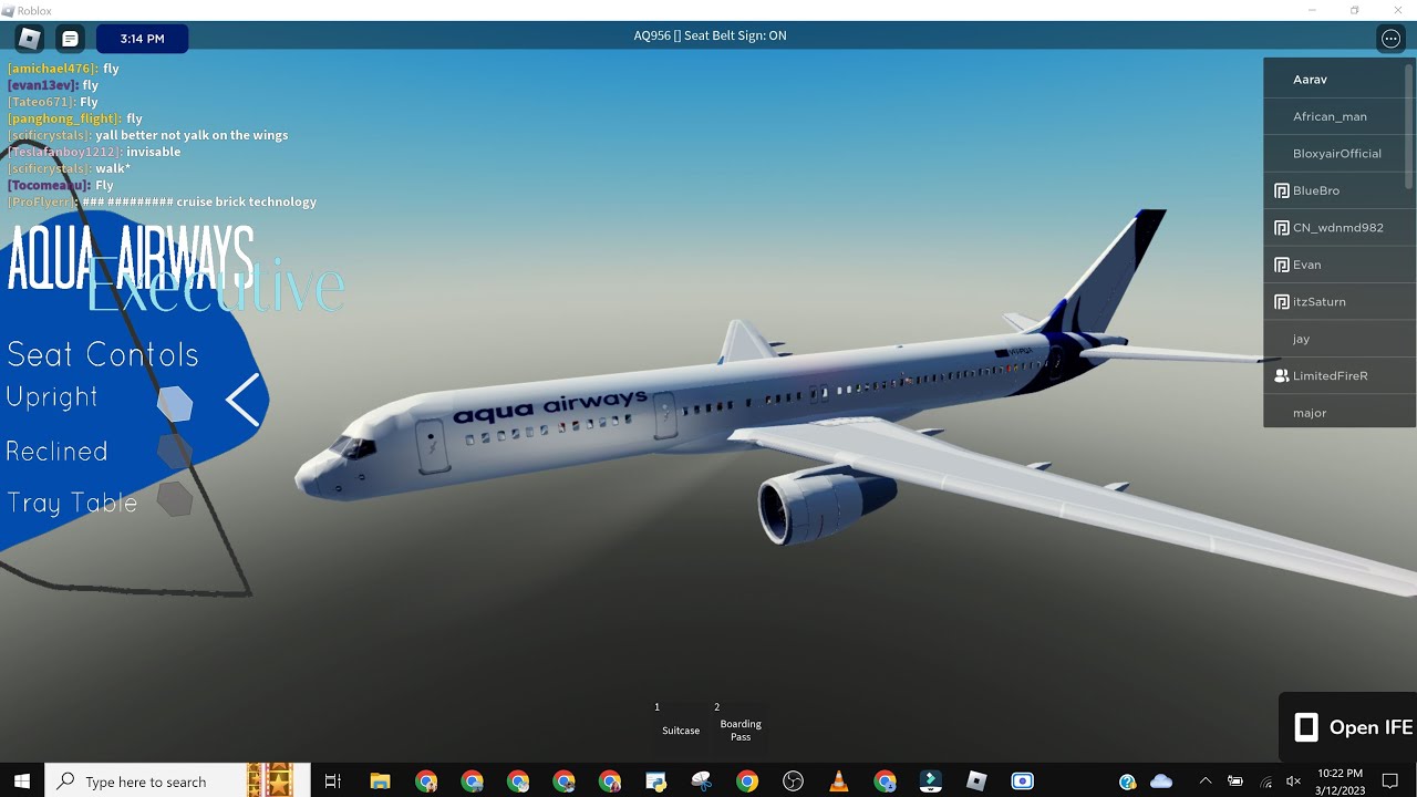 Roblox Aqua Airways Full Flight Boeing 757-200 (First) New York JFK to ...