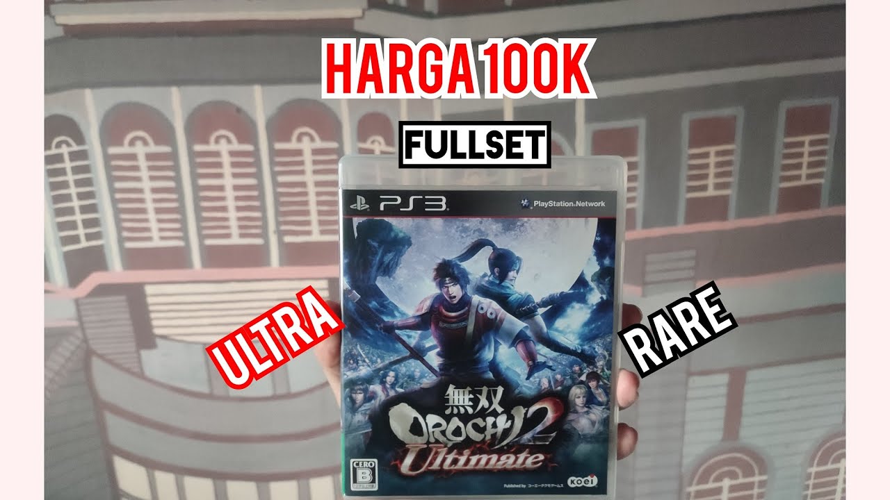 UNBOXING Musou Orochi 2 Ultimate/Warriors Orochi 3 Ultimate PS3 ULTRA ...