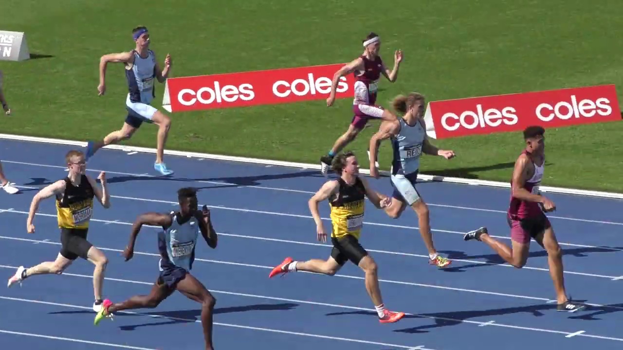 200m U18M Finals Reece Holder 21.55 +0.3 Australian Athletics ...