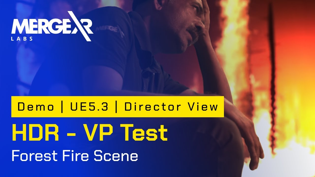 HDR - Forest Fire Virtual Production Test | MergeXR - YouTube