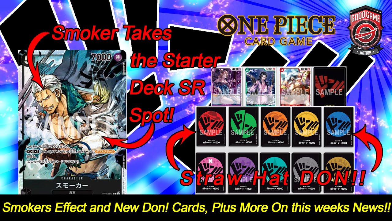 One Piece TCG - News Update!! Smoker and more!! - YouTube