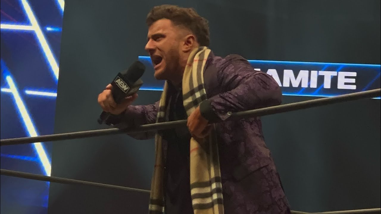 AEW Dynamite live Front Row MJF full promo then gets attacked by jay ...