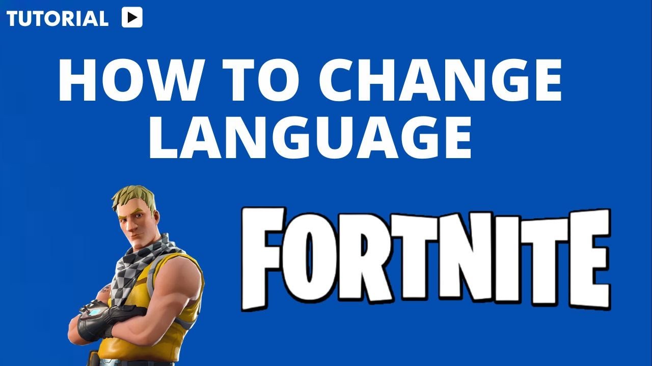 How to change language in Fortnite to english - YouTube