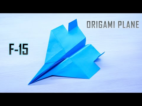 Kendi F-15 Savaş Uçağınızı Katlayın - Adım Adım Kılavuz. F-15 kağıt uçak nasıl yapılır?